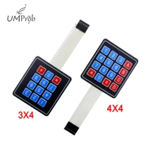 16 Key Membrane Switch Keypad 4X4 3X4 Matrix Keyboard for arduino Diy Kit