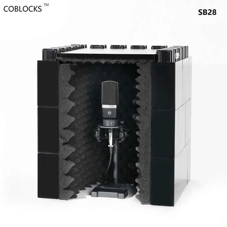 COBLOCKS-Studio-Recording-Microphone-Isolation-Shield-Desktop-High ...