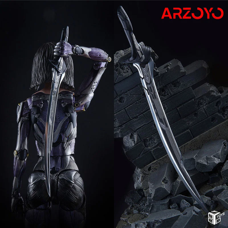 86TOYS-TY-002-1-6-Scale-Alloy-Damascus-Steel-Knife-Fighting-Angel ...