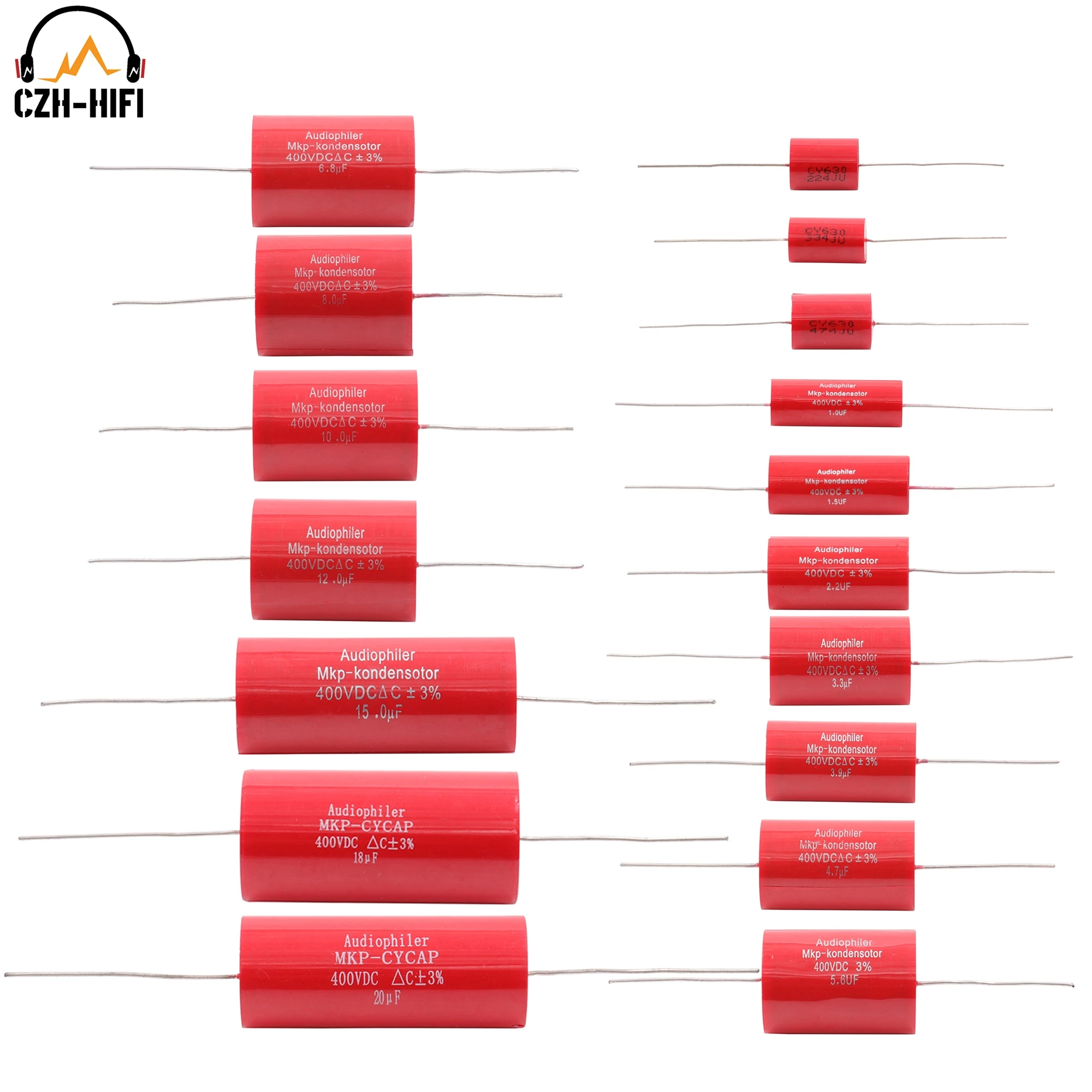 Condensador-de-Audio-para-Audiophiler-Axial-MKP-amplificador-de ...