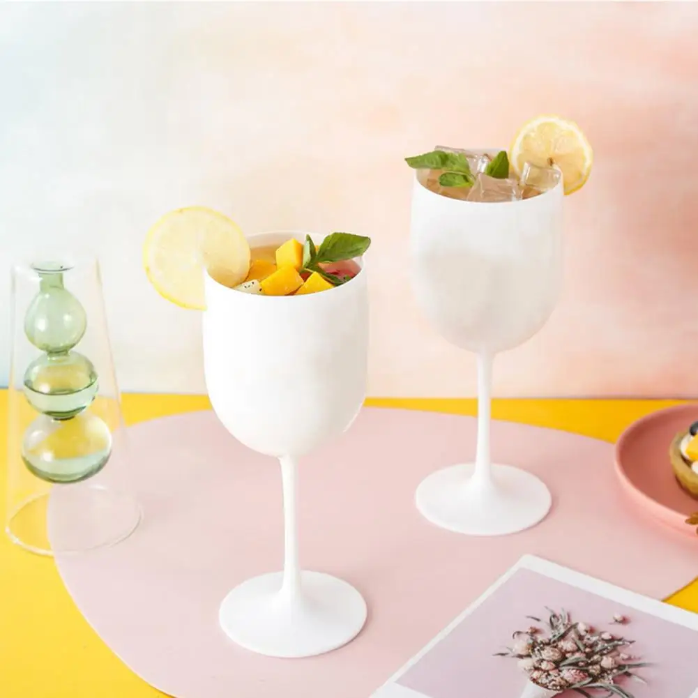 480ML Plastic Goblet Champagne Cup Cocktails Goblet Big Belly Margaret ...