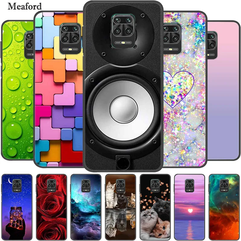For Xiaomi Redmi Note 9 Pro Case Luxury Silicone Back Cover Phone Case ...