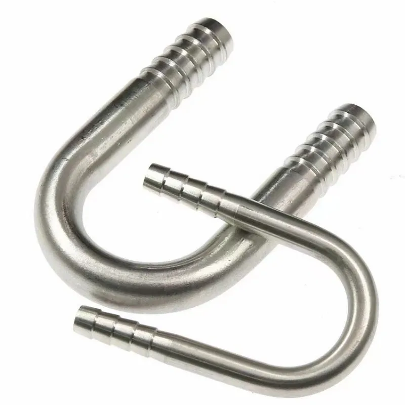 6-8-10-12-16-20-25mm-Hose-Barb-304-Stainless-Steel-U-shaped-Bend ...