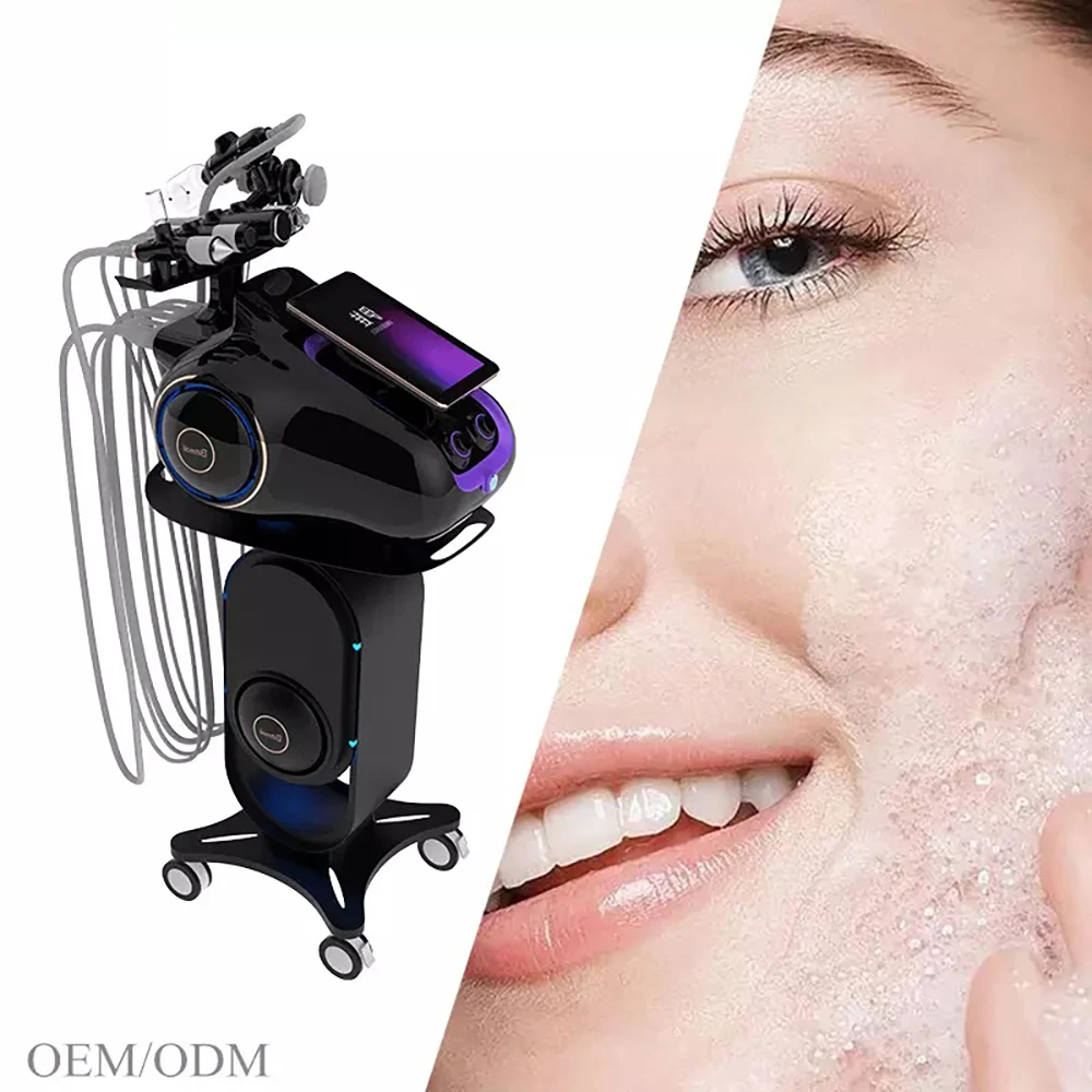 Multifunctional 8 In 1 Hydra Facial Microdermabrasion Hydro Machine ...