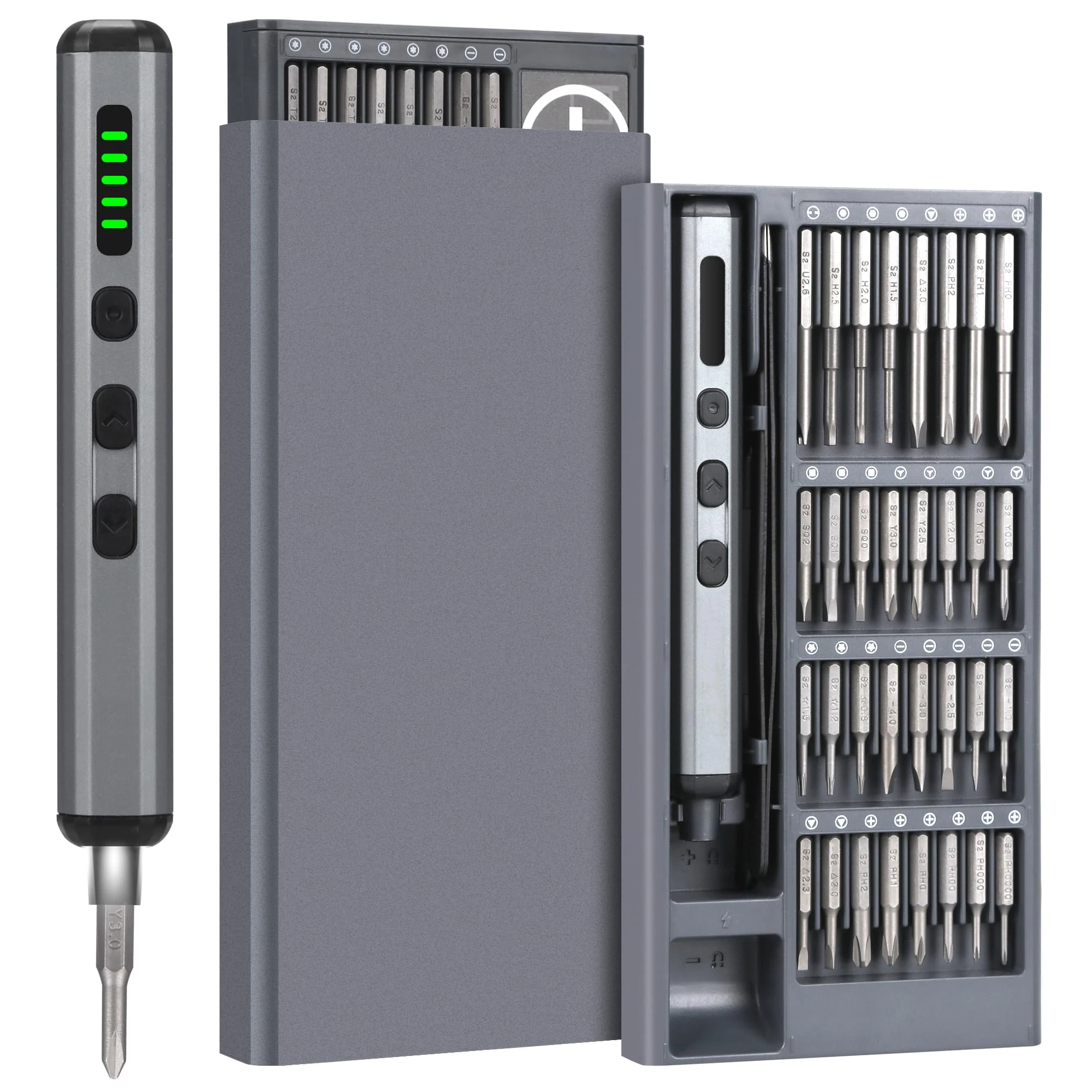 70-in-1-Cordless-Precision-Electric-Screwdriver-Set-64-Precision-Drill ...