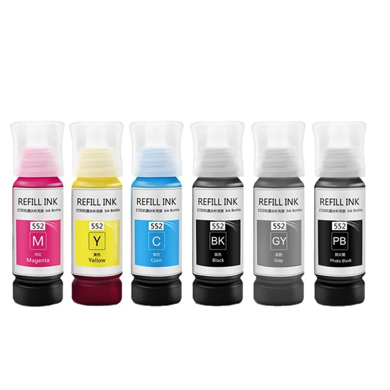 552 Premium Refill Ink for Epson 552 Ecotank Ecotank ET 8500 ET 8550 ...