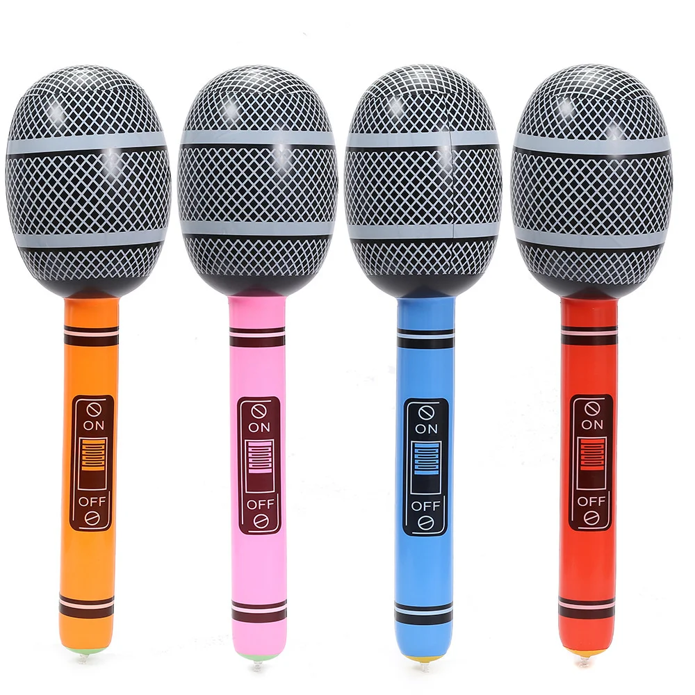 Microphone Balloons Karaoke Inflatable Speaker For 80s 90s Party Decor ...