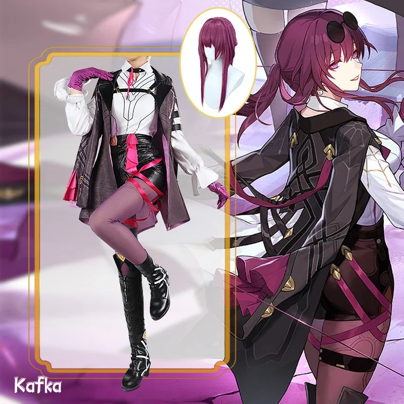 Kafka-Cosplay-Costume-Honkai-Star-Rail-Carnival-Uniform-Wig-Anime ...