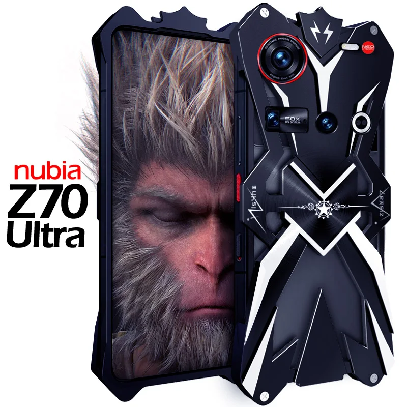 Shockproof Armor Bumper Metal Phone Case For ZTE Nubia Z70 Z60 Ultra ...