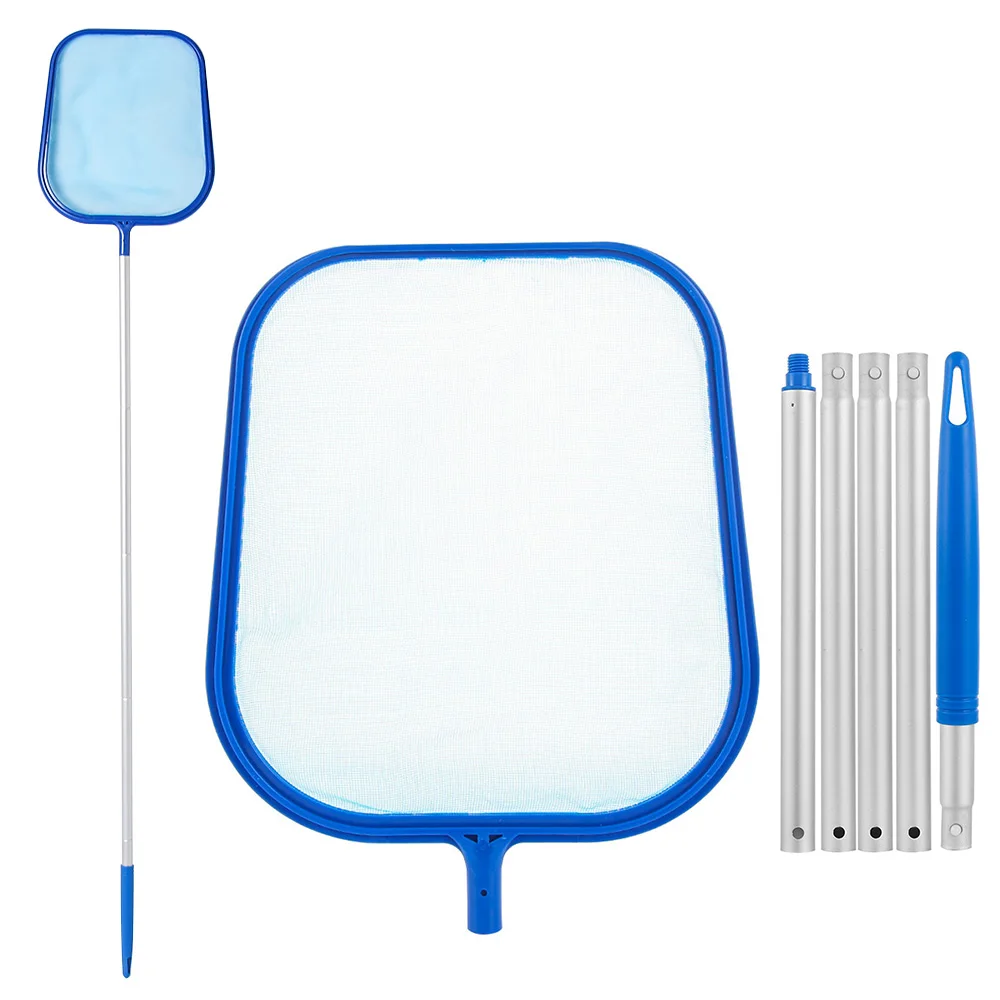 Swimming Pool Sweeping Net Telescopic Rod Pool Skimmer Cleaning Springs ...