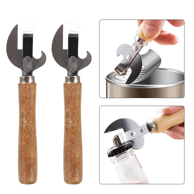 Stainless-Steel-Can-Openers-Beer-Manual-Opener-Multifunction-Manual-Jar ...