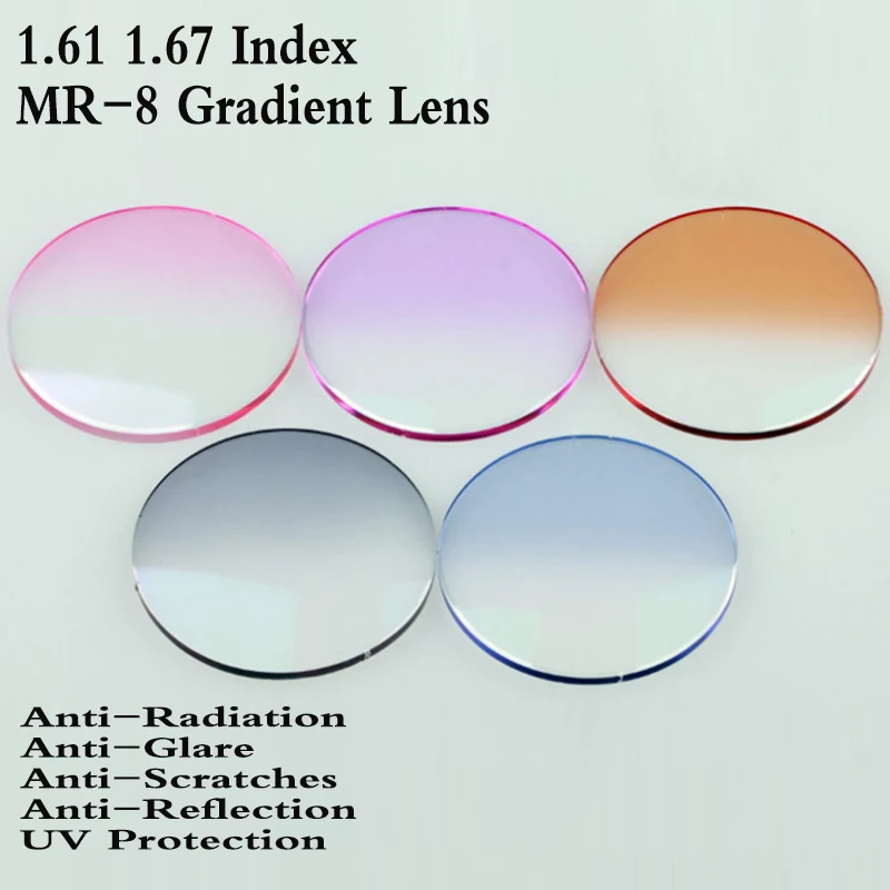 1.61 1.67 Index Single Vision Aspheric Gradient Lens Prescription ...