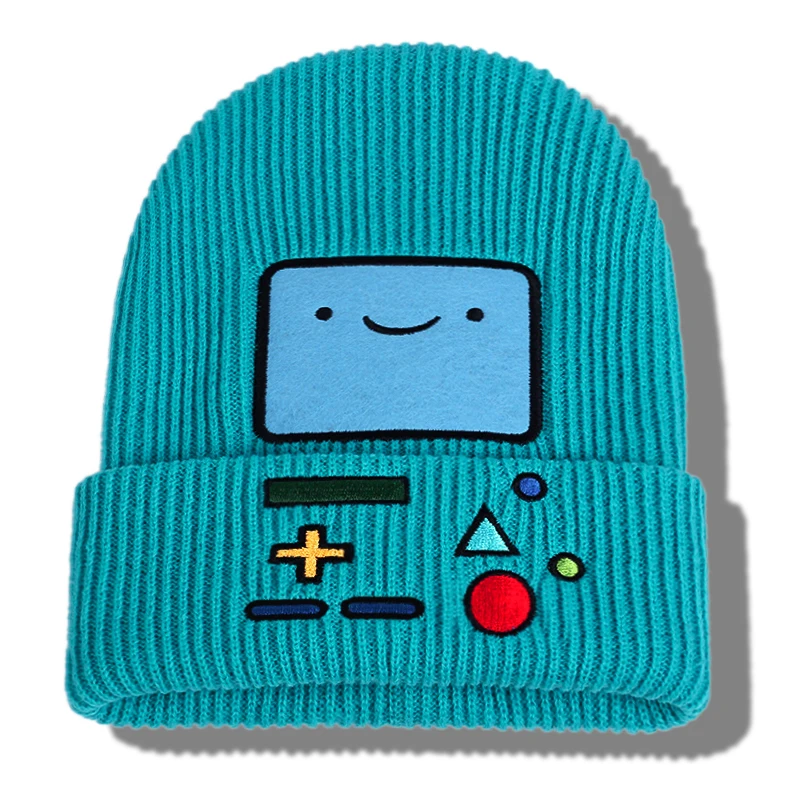 New-Cartoon-Adventure-Time-Casual-Beanies-For-Women-Men-Hip-Hop-Beanie ...