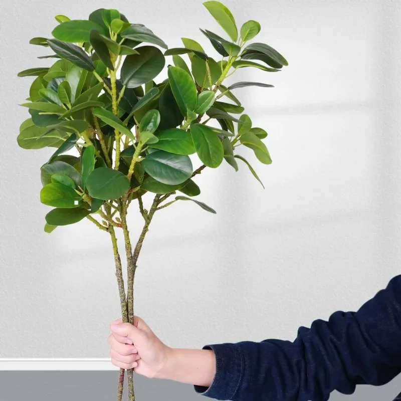 Decorative Artificial Ficus Plants for Home Decor Fake Greenery With ...