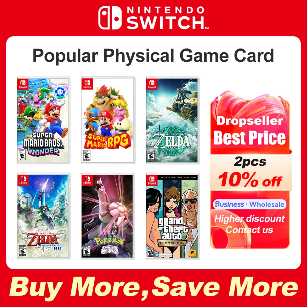 Nintendo-switch-Games-Super-Mario-Bros-Kart-8-Wonder-RPG-Zelda-Kingdom ...