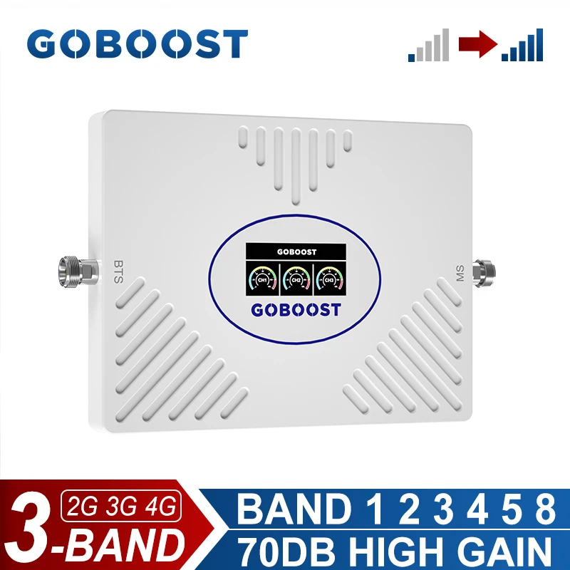 GOBOOST-Signal-Booster-70dB-High-Gain-2G-3G-4G-Cellular-Amplifier-850 ...