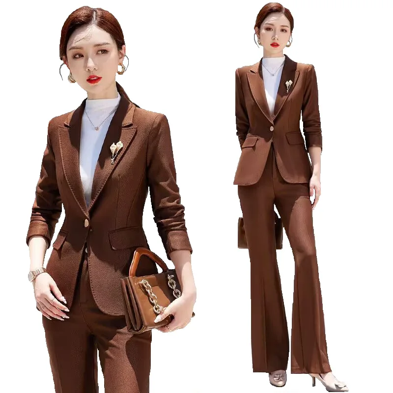 Formal-Uniform-Styles-Business-Suits-with-Flare-Pants-and-Jackets-Coat ...