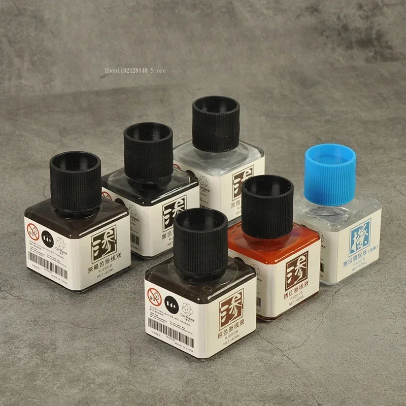 40ml/Bottle Panel Line Accent Color Liquid Model Highlight Paint ...