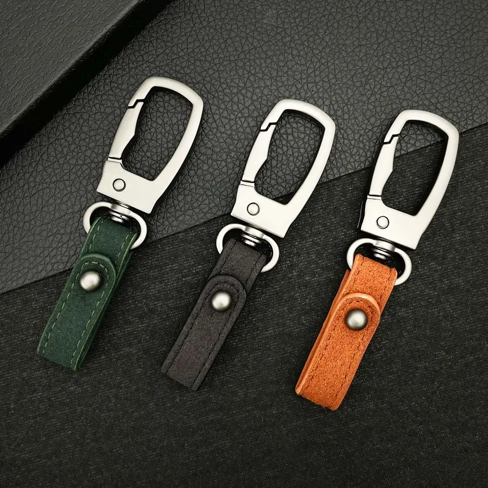 New Fashion Detachable Leather Keychain Car Key Rope Holder Waist ...