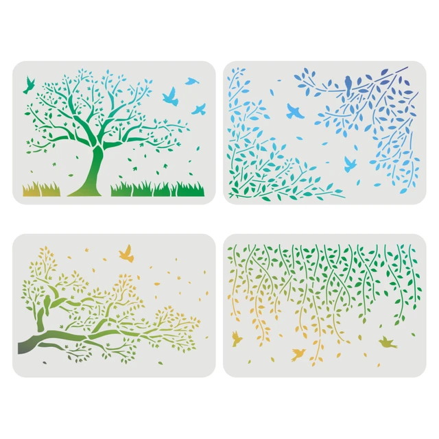 Tree Branch Stencil