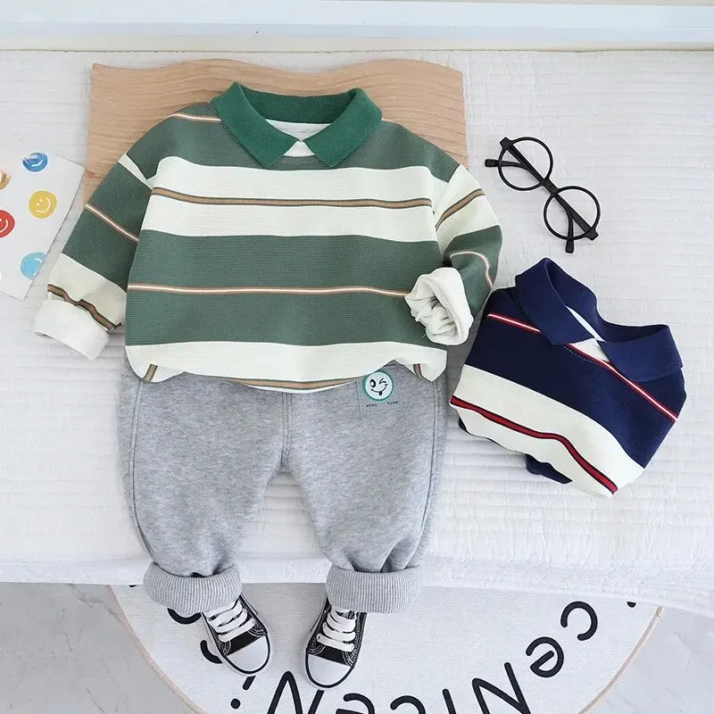 Children-s-Spring-Autumn-Clothes-Baby-Boys-Sweatshirt-Sweatpants-Two ...