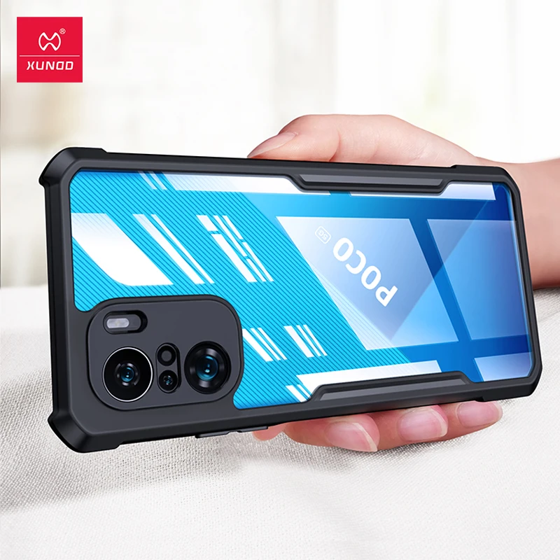 For POCO F3 Case, Xundd Airbag Case, Transparent Bumper Cover ...
