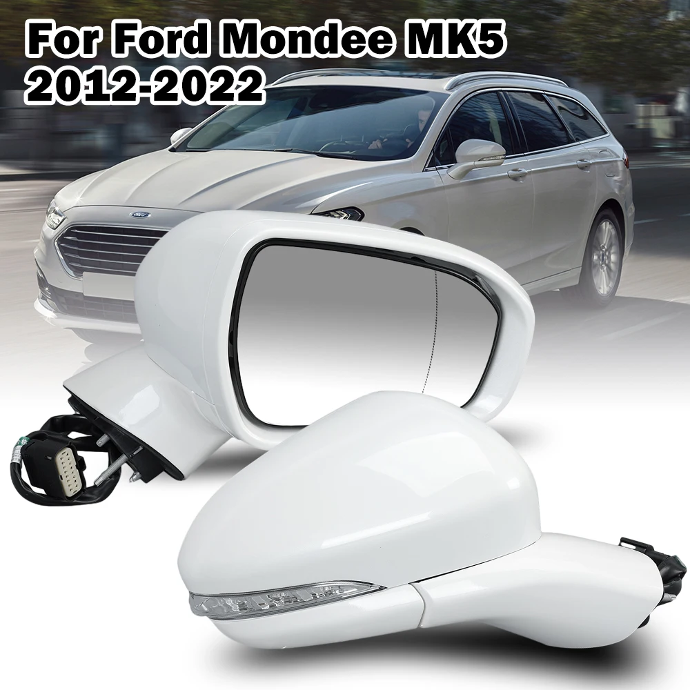9 Pins Rearview Mirror Assembly For Ford Mondeo MK5 2015 2022 With Folding EU Version Side Rearview Mirror Car Accessories AliExpress 34