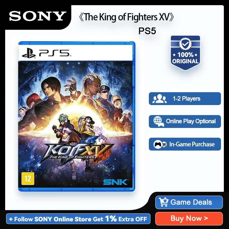 Sony-PlayStation-5-The-King-of-Fighters-XV-DAY-ONE-EDITION-PS5-Game ...