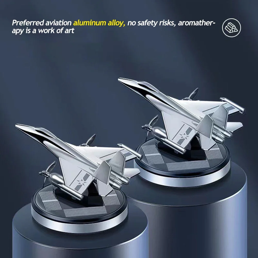 Solar-Car-Air-Freshener-Aircraft-Rotating-Aromatherapy-Perfume-Car ...