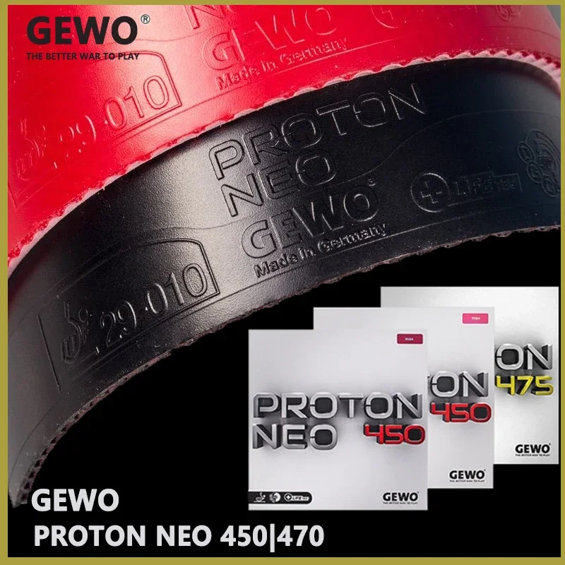 GEWO-PROTON-NEO-450-470-Goma-para-tenis-de-mesa-hoja-de-goma-para-Ping ...