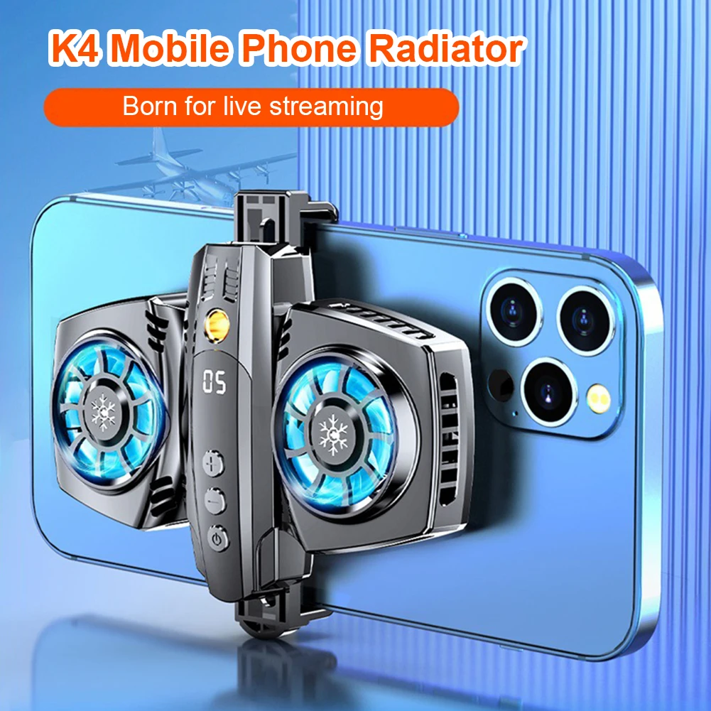 K4-Universal-Mobile-Phone-Game-Cooler-System-Cooling-Fan-Radiator-Cool ...