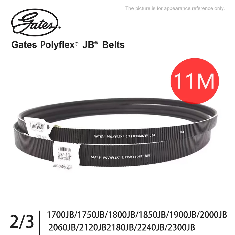 Gates-Polyflex-JB-Belts-2-11M-3-11M-and-4-11M-1700JB-1750JB-1800JB ...
