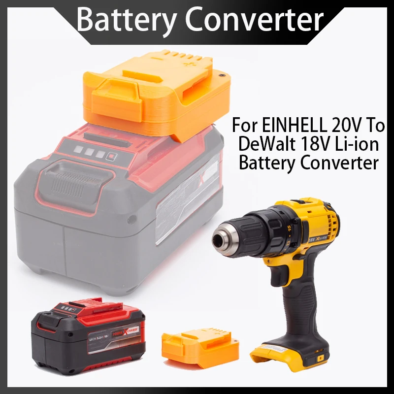 Tool Battery Adapter for EINHELL to RYOBI and DEWALF 18/20V Lithium-Ion ...