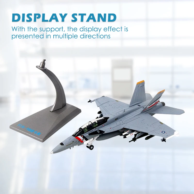 Alloy 1:100 F 18 Simulation Aircraft Model Kids Adult Collectable Gifts ...