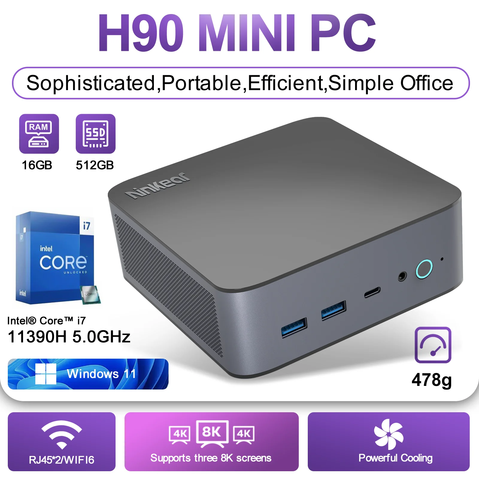 Ninkear-H90-MINI-PC-Intel-Core-i7-11390H-up-to-5-0GHz-16GB-DDR4-512GB ...