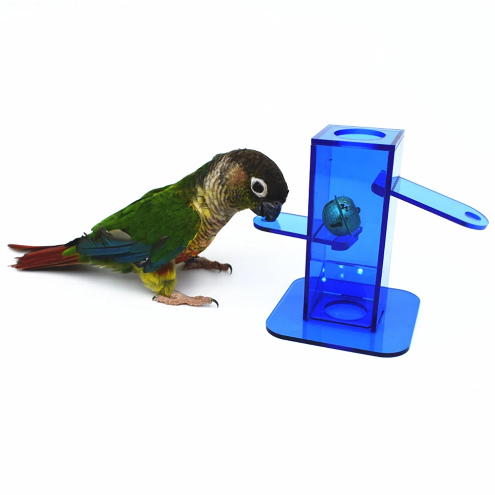 Creative-Foraging-System-Parrots-Puzzles-Interactive-Push-Pull-Funny ...