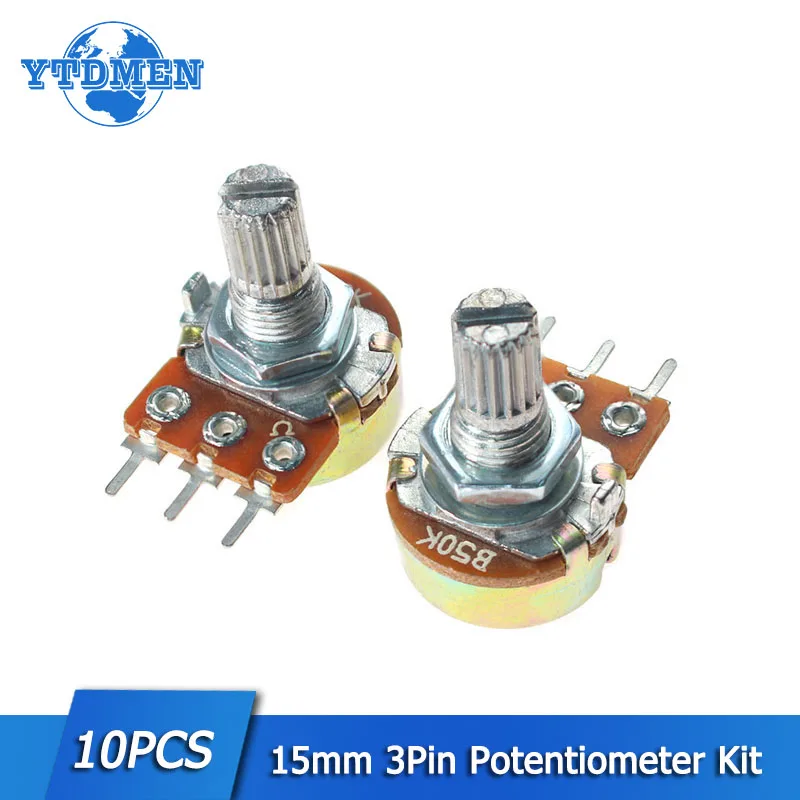 10PCS-Potentiometer-Resistance-WH148-1K-2K-5K-10K-20K-50K-100K-500K-1M ...
