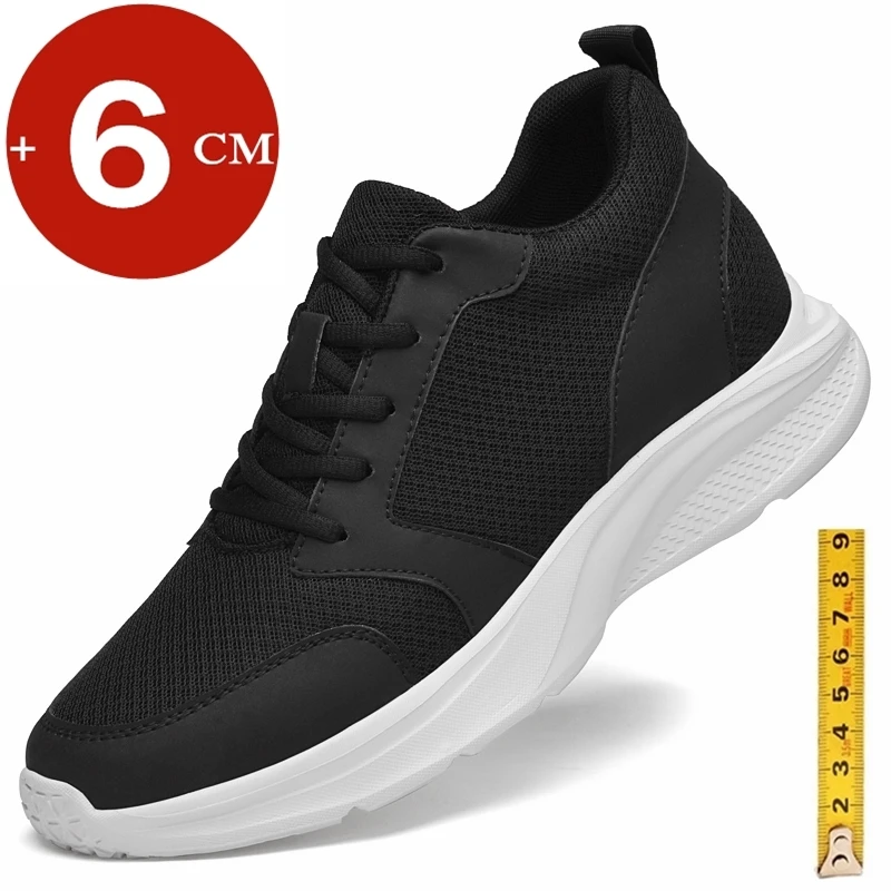 Men Sneakers Height Increase Shoes Heightening Shoes Elevator Shoes for ...