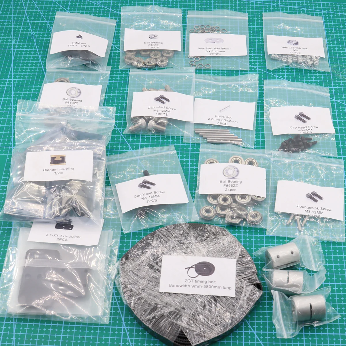 The upgraed kits for Rat Rig V-Core 3 Upgrade Kit from v3.0 to v3.1