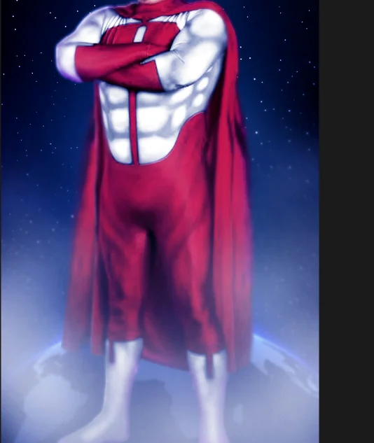 Omni Man Muscle Shading Cosplay Trajes Impressão 3D Spandex Super-herói ...