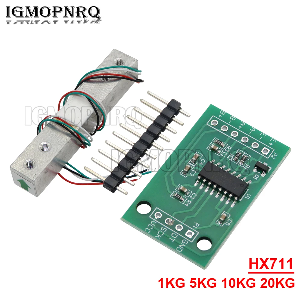 HX711 With 1KG 5KG 10KG 20KG Load Cell HX711 AD Module Weight Sensor ...