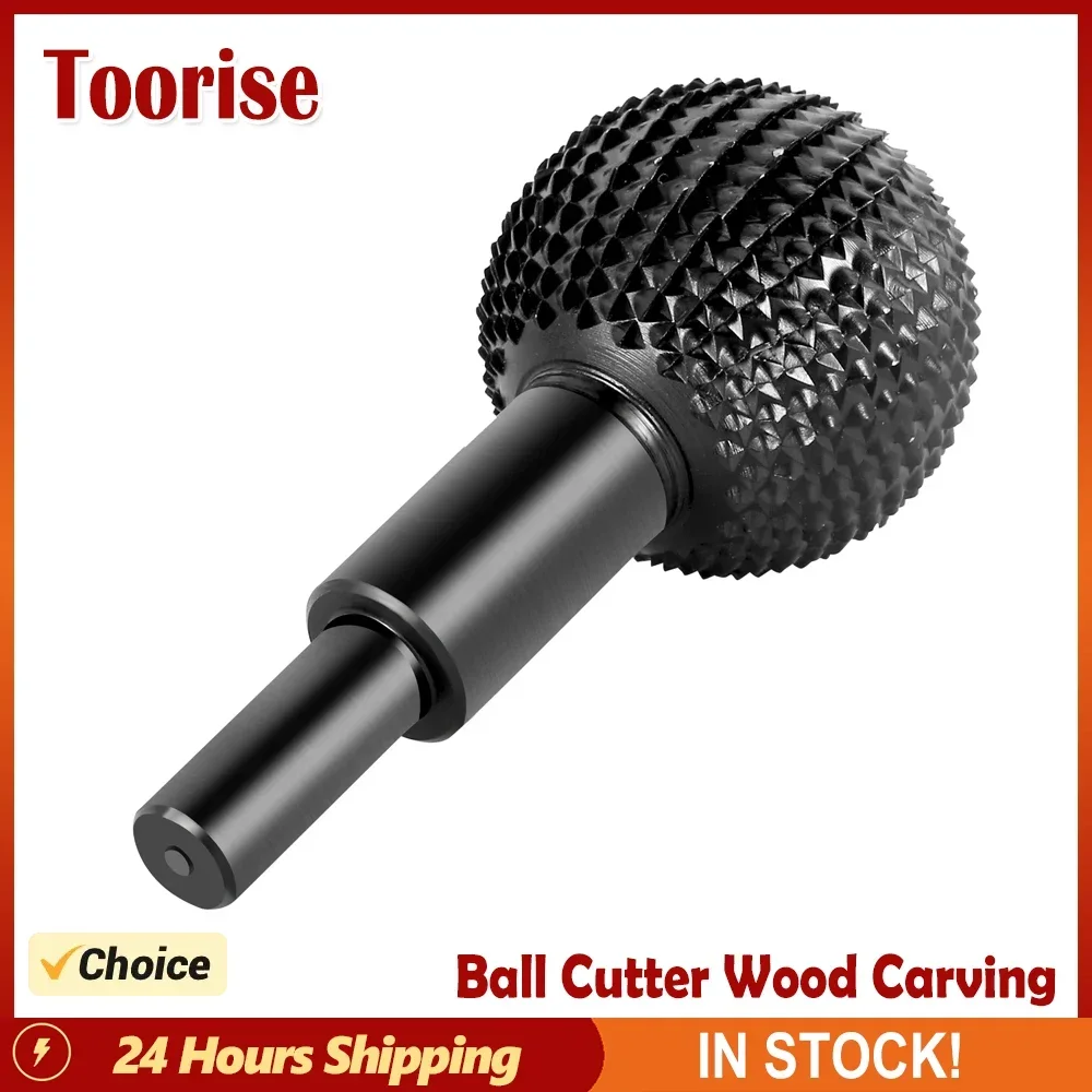New-Sphere-Rotary-Burr-Carbon-Steel-Wood-Carving-Burr-10mm-Shank ...