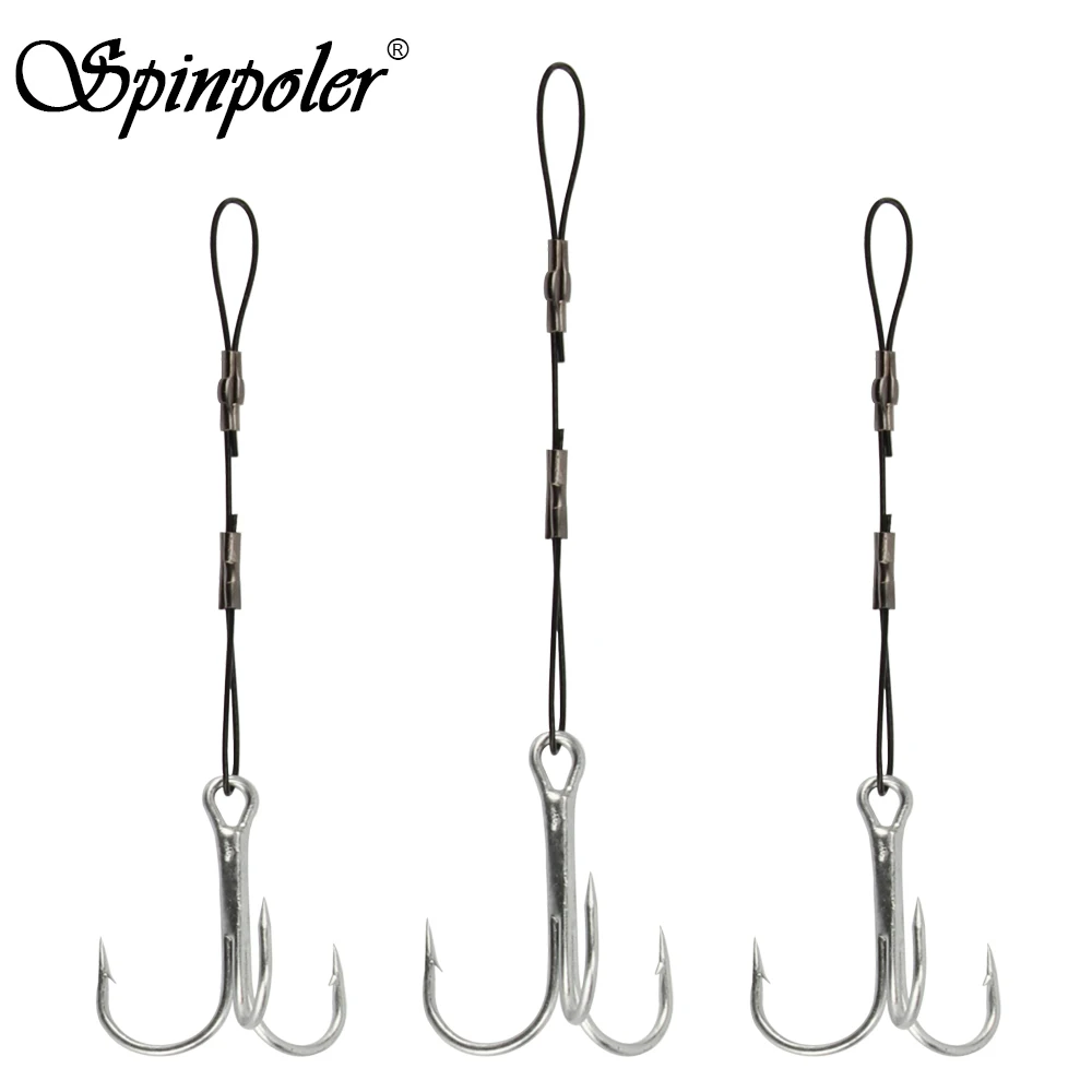 Spinpoler-3pcs-Fishing-Hook-Rig-Stinger-6-1-1-0-2-0-Fishhook-Connector ...