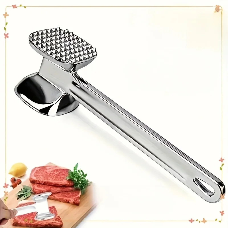 Aluminum Meat Tenderizer, Meat Mallet, Round Hammer, Tenderizing Hammer ...