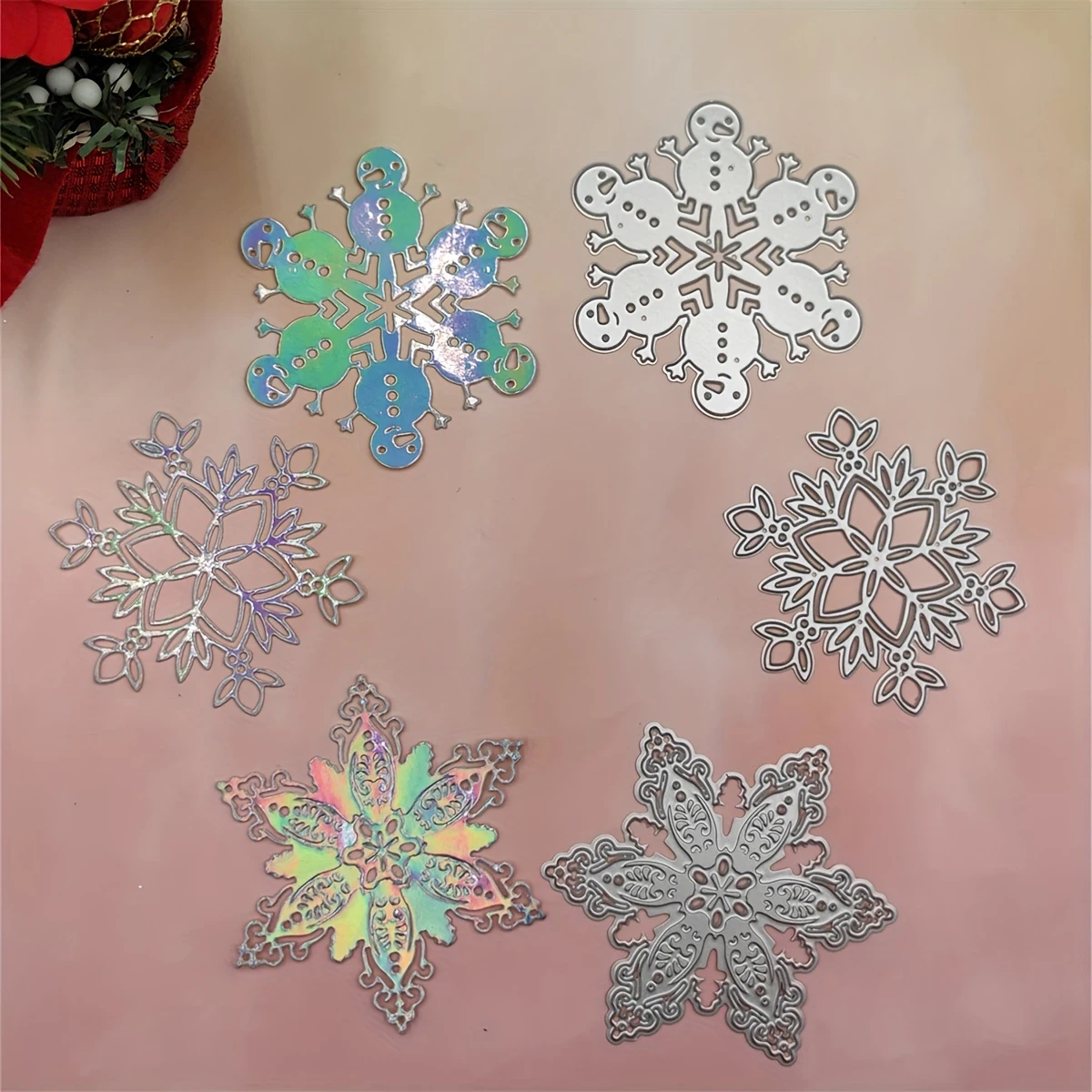 Christmas Snowflake Metal Cutting Dies Scrapbooking Embossing ...