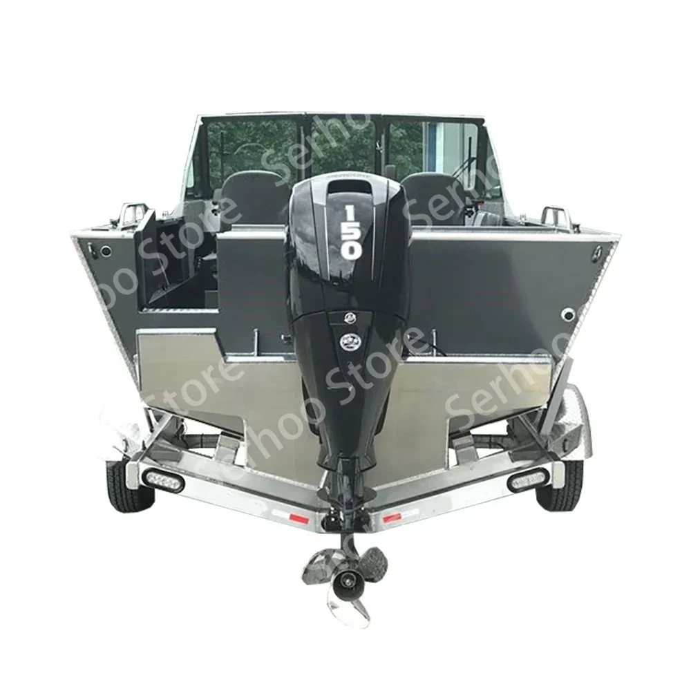 18-Ft-Aluminum-Rib-Sport-Electric-Jet-Propulsion-Boat-Fishing-Drive ...