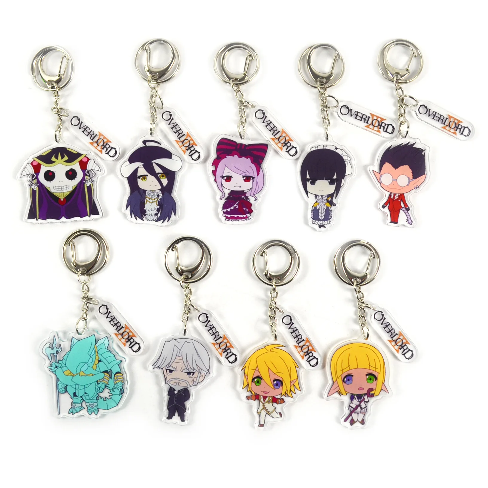 Anime Overlord Over Lord Ainz Ooal Gown Albedo Cosplay Costume Key ...