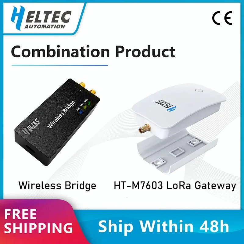 Heltec HT-M7603 LoRaWAN Router Ethernet WiFi Gateway puente inalámbrico ...