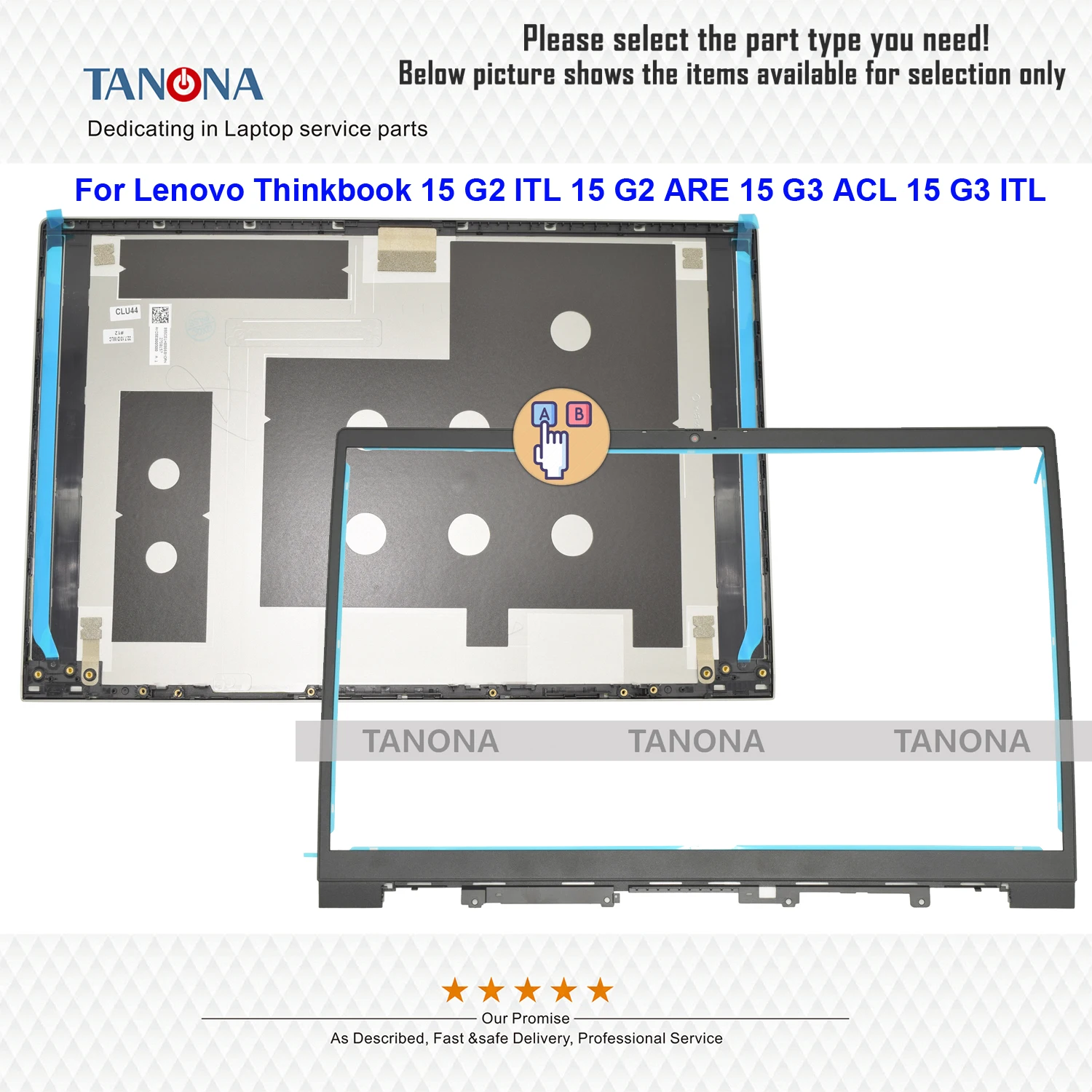 Couvercle-arri-re-LCD-pour-Lenovo-Thinkbook-couvercle-arri-re-lunette ...