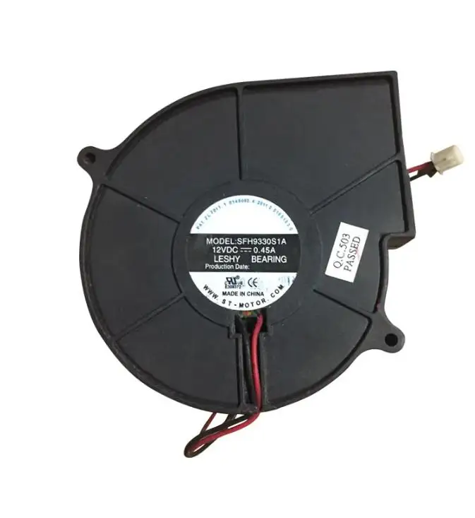 S T SFH9330S1A 9330 송풍기 냉각팬 93x93x30mm 2 핀 12V 0.45A - 티몬